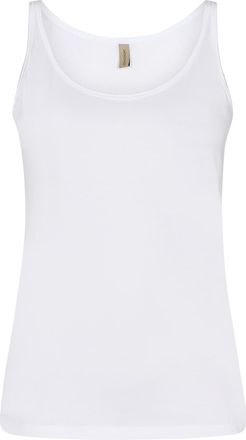 Soyaconcept Damen Basic Top SC-PYLLE 122 (White) Gr&ouml;&szlig;e M