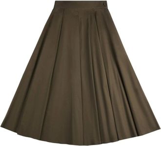 Fay Femme, Jupes, Vert, Taille: 48 FR Midi Skirts