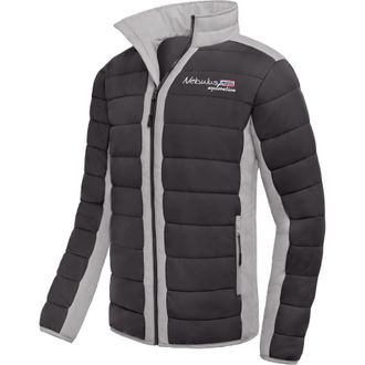 Nebulus Herren Jacke FIGHT, warme Outdoorjacke, praktische & vielseitige &Uuml;bergangs- & Winterjacke, schwarz-grau - XXL