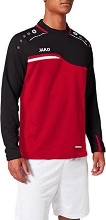 Jako Herren Sweatjacke Competition 2.0, rot/schwarz, XXL, 8818
