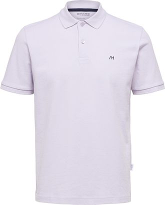 Selected SELETED HOMME Mens SLHDANTE SS Polo W NOOS T-Shirt, Orchid Petal, S