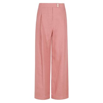 Eleventy Pantalone a Vita Alta - - Trousers - Damen - Rot - S