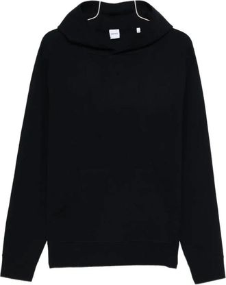 Aspesi Homme, Sweatshirts et sweats &agrave; capuche, Noir, Taille: M Fine Knit Sweat &agrave; capuche