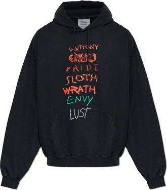 VETEMENTS Homme, Sweatshirts et sweats &agrave; capuche, Noir, Taille: S SweaT-shirts & SweaT-shirts &agrave; capuche