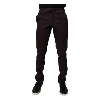 Bencivenga Slim Fit Stoffhose - - Trousers - Herren - Braun - S