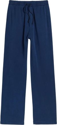 The Elder Statesman pantalon de jogging &agrave; lien de resserrage - Bleu