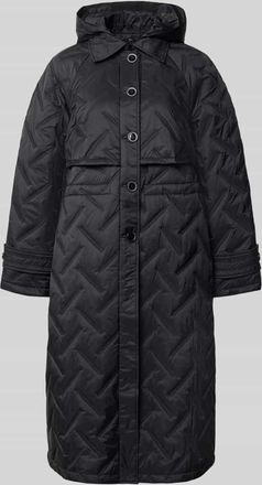 Emporio Armani Regular Fit Mantel in Stepp-Optik