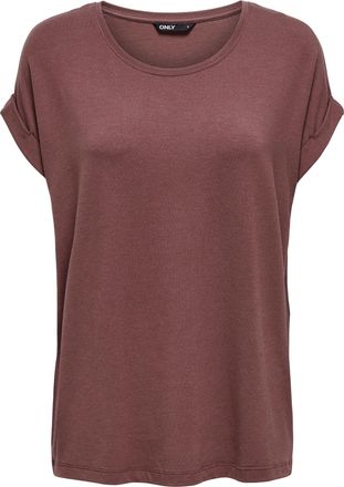 Only Damen Onlmoster S/S O-Neck Top Noos JRS, Rosa (Rose Brown), XL
