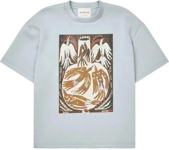 Munthe Femme, Tops, Bleu, Taille: 42 FR T-Chemises