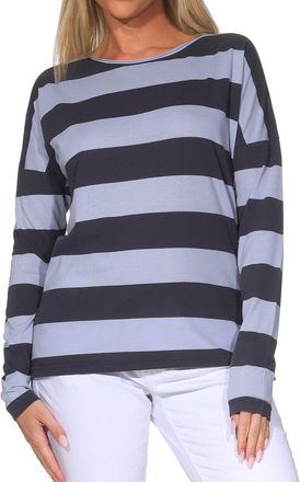 Elbsand Milia Damen Langarm T-Shirt, Longsleeve Shirt, breiter Ausschnitt, locker geschnitten