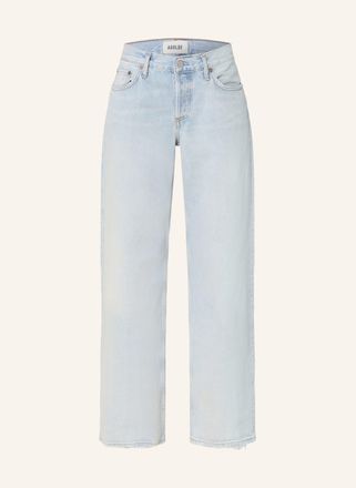 A Gold E Agolde Straight Jeans Amplify blau