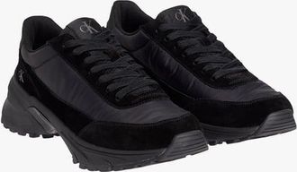 Calvin Klein Ledersneaker in Schwarz