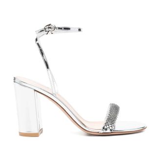 Gianvito Rossi Stylische Sommer Sandalen - - Shoes - Damen - Grau - 37 1/2 EU