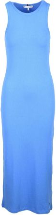 Tommy Hilfiger Femme, Robes, Bleu, Taille: 36 FR Robe longue c&ocirc;tel&eacute;e