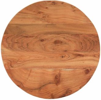 vidaXL Vidaxl - Dessus de table Ø50x3,8 cm rond bois massif dacacia