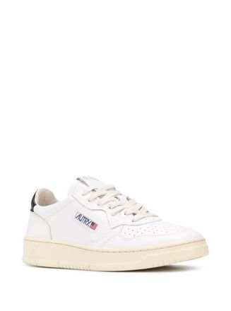 Autry Mens Sneakers Medalist Low White Leather Cow Trainers