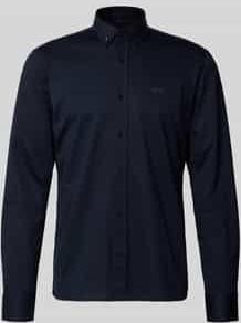 HUGO BOSS Regular Fit Businesshemd aus Pinpoint mit Stretch-Anteil