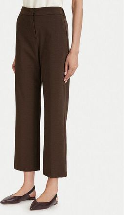 Maryley Stoffhose 26EB527/06MO Dunkelbraun Regular Fit