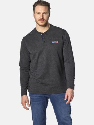 Jan Vanderstorm Sweatshirt JORNSEN mit JV-Stickerei