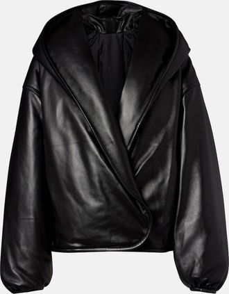 Alaia Ala&iuml;a Bomberjacke aus Leder