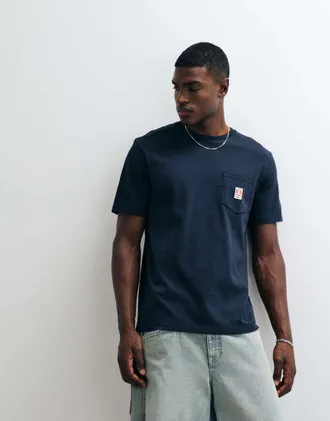 Wrangler T-shirt &agrave; poche - Bleu