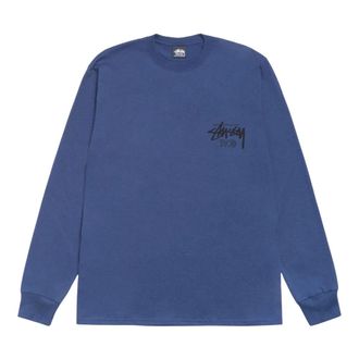 St&uuml;ssy Langarmshirt - - Tops - Herren - Blau - M