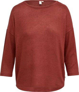 QS by s.Oliver Damen 2153400 T-Shirt 3/4 Arm, Rot 38W0, M