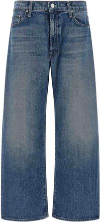 Mother Straight Leg Jeans - Blau