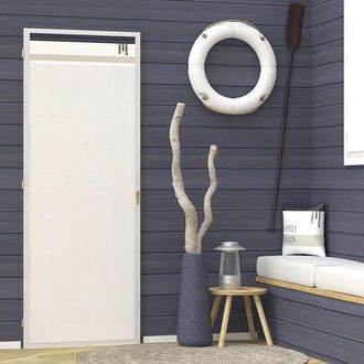 Soleil d'Ocre Soleil dockre, Fenstervorhang aus Baumwolle, 70 x 200 cm, Esprit Marin