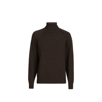 Saison 1865 Pull col roulé en laine mélangée