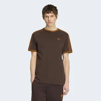 adidas T-Shirt ADIDAS ORIGINALS 3S TEE, Herren, Gr. XXL, braun (aurora coffee, dusky bronze), Obermaterial: 100% Baumwolle, Rundhals, Shirts T-Shirt, Topsell