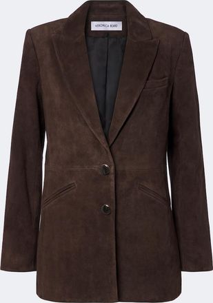 Veronica Beard Blazer Maci en daim