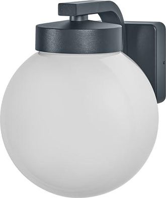 Osram Endura Classic LED Wandleuchte Erda, E27 Fassung, IP54, Aluminium dunkelgrau, Smart+ kompatibel