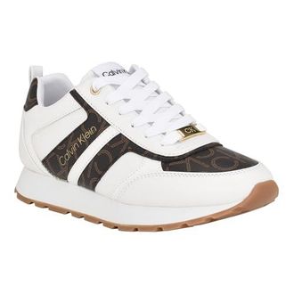 Calvin Klein Baskets Carlla pour Femme, Marron Multi 200, 39.5 EU