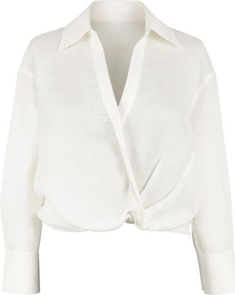 Twinset Femme, Blouses et Chemises, Beige, Taille: 36 FR Chemise Actitude