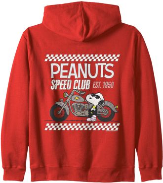 Peanuts Speed Bumps Sonnenbrille Snoopy Biker Club im Retro-Rennsport Kapuzenjacke