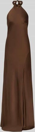 Mascara Abendkleid mit Neckholder zum Binden