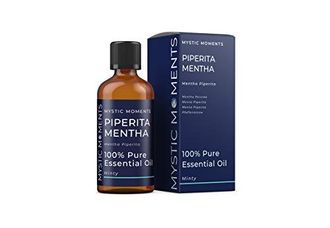 Mystic Moments | Piperita Mentha ätherisches Öl 100ml - reines & natürliches Öl für Diffusoren, Aromatherapie und Massage -Mischungen Veganer GVO -frei, Pale Pink