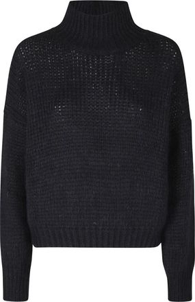 Roberto Collina Dolcevita ML - Femme - Pulls - Bleu - Taille: 38 FR