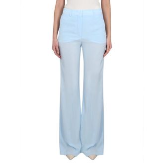 Max Mara Femme, Pantalons, Bleu, Taille: 34 FR Wide Pantalons