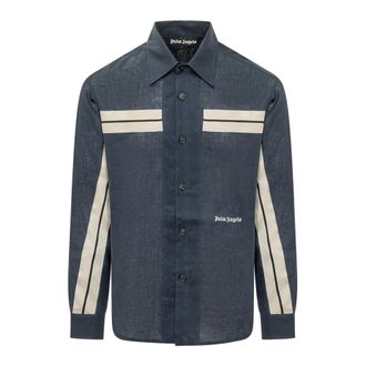 Palm Angels Herren, Shirts, Blau, XSGr&ouml;&szlig;e