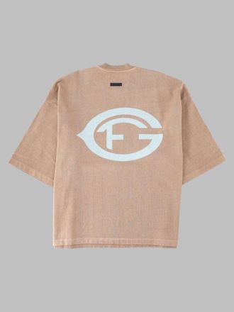 Fear of God Printed Logo T-Shirt - Beige