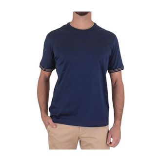 Paul & Shark Homme, Tops, Bleu, Taille: M T-Shirt en coton