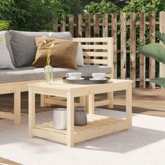 vidaXL Gartentisch 82,5x50,5x45 cm Massivholz Kiefer - Vidaxl