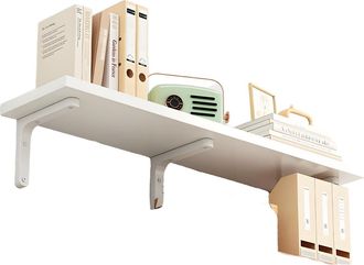 Generic Schwimmende Regale, Holz schwimmende Regale für Wanddekoration, rustikale Bauernhaus -Wandregale für Schlafzimmer, Badezimmerregale für Wandlager, Buc