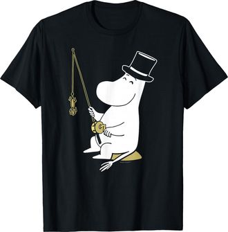 Moomin T-Shirt Vatertag Schwarz Kurzarm S EU 34-36