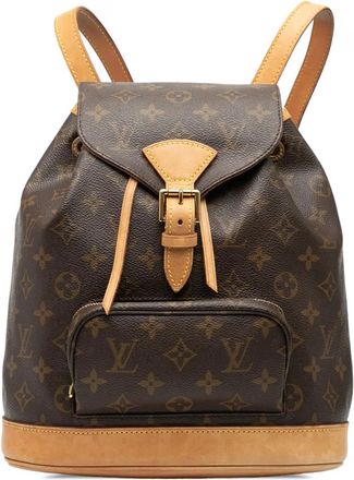 Louis Vuitton 2000 Monogram Montsouris MM backpack - Braun