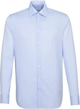 Seidensticker Chemise business homme Seidensticker - coupe ajust&eacute;e - sans repassage - col Kent - manches longues - 100 % coton