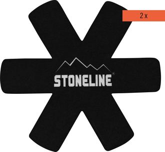 STONELINE Pfannenschoner Filz Pfannenschutz Set 2-teilig 38 cm, Stapelschutz f&uuml;r Pfannen, T&ouml;pfe, Sch&uuml;sseln, Topfschutz F&uuml;r alle Gr&ouml;&szlig;en, Kratzschutz, Untersetzer