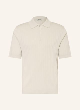 Drykorn Drykorn Strick-Poloshirt Niivan weiss